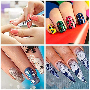 Yagugu Silicone Clay Sculpting Tool - 10Pcs Modeling Dotting Tool for Pottery Craft, Rock, Nail, Blending, Drawing