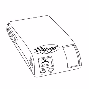 Hayes 81760 Engage Digital Time Based Brake Controller, Black