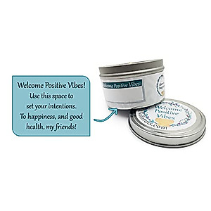 Alternative Imaginations White Sage Candle - All Natural Essential Oil Soy Wax Tin Candle - Aromatherapy Smudging Votive Made with Pure Salvia Blanca (White Sage) Oil - (6oz)