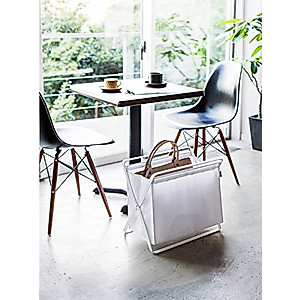 YAMAZAKI home Tower Storage Hamper White