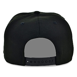 Lids Blank Dime Adjustable Snapback Hat Black
