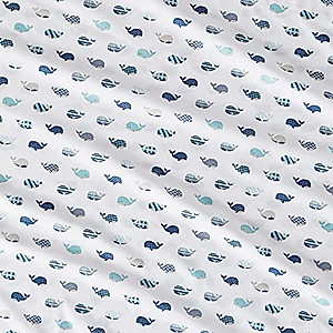 MI ZONE Printed Sheets, Twin, Blue