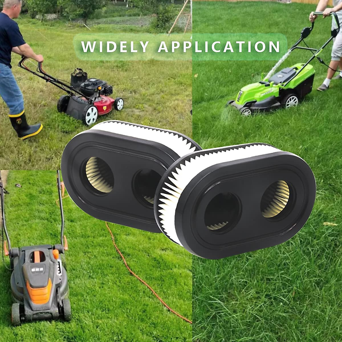 593260 Air Filter for Lawn Mower, 798452 334404 Replacement Air Filter Compatible with Series Engine 550E 500EX 550EX 625 575EX 4247 5432 5432k, 2 Packs