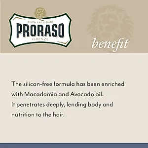 Proraso Beard Oil - Cypress and Vetyver, 1 Fl Oz