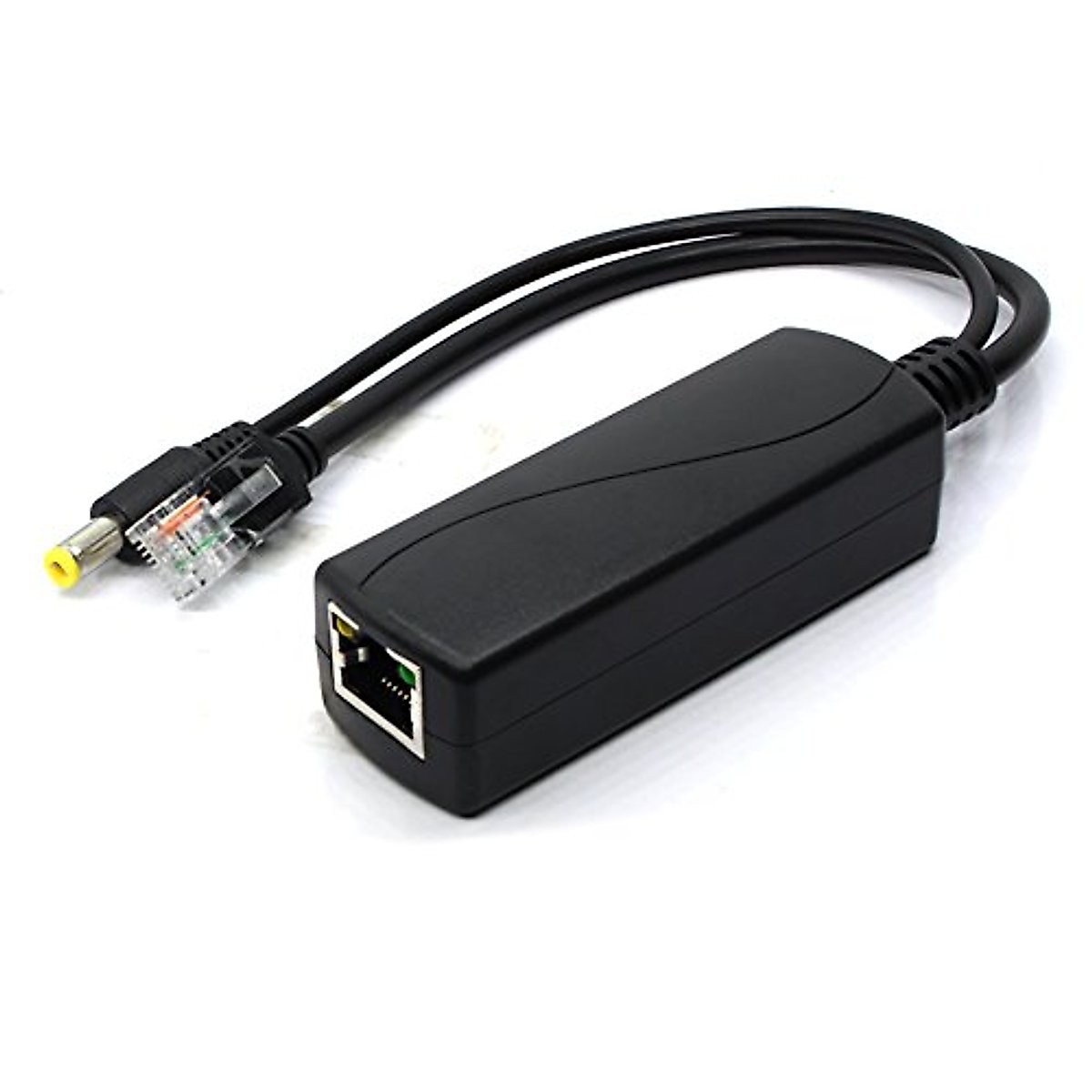 ANVISION 2-Pack Active 48V to 12V PoE Splitter Adapter, IEEE 802.3af Compliant 10/100Mbps, DC 12V Output, for IP Camera AP Voip Phone and More