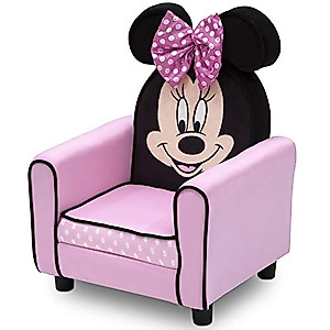 Delta Children Figural Upholstered Kids Chair, Disney Minnie Mouse