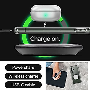 Spigen Ultra Hybrid Designed for Galaxy S23 Ultra Case (2023) - Crystal Clear