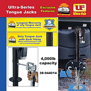 Ultra-Fab Products 38-944014 Ultra 4000 Electric Tongue Jack - 4000 lb. Capacity