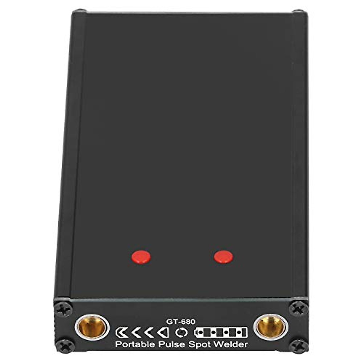 Kaufpart Spot Welding Machine - Black Mini Portable DIY Aluminum Alloy Fireproof Welder Set - GT‑680 - Compact and Convenient - Ideal for Various Welding Projects