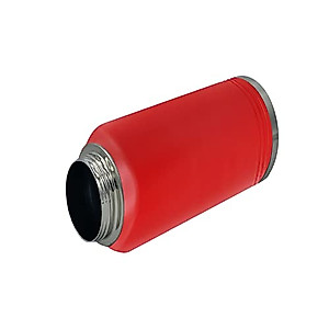 Personalized Bottle 20 oz with Straw Red Custom Laser Engraved Stainless Steel Vacuum Insulated Sport Bottle with Name