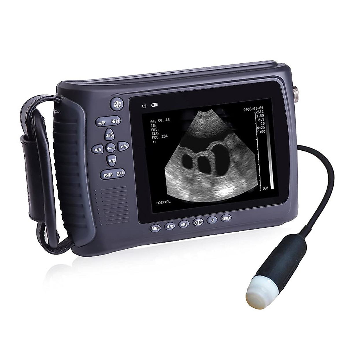 Ultrasound Machine for Pregnancy Portable ecografo portatil Scanner Handheld Doppler for Small Baby Dog sonogram ultrasounds veterinario Veterinary Portable Ultrasound for Bladder Dogs