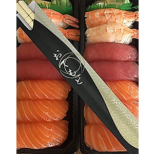 Albino Monkey 200 Round Separated Disposable Chopsticks | Best for Sushi | Bamboo Wooden Chinese Chop sticks - Bamboo Chopstick Bulk - Disposable Utensils Premium Quality - (100 Pairs)