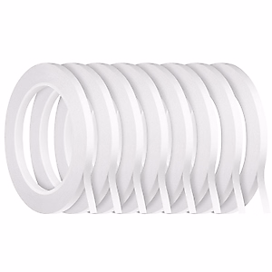 YISUMEI Double Sided Tape for Gifts,Craft,Card Making,Scrapbooking and Office School Stationery Supplies,Tear-by-Hand, Paper Backing(8 Rolls,1/4 Inch, 27 Yards Per Roll)