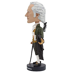 Royal Bobbles Alexander Hamilton Bobblehead, Premium Polyresin Lifelike Figure, Unique Serial Number, Exquisite Detail