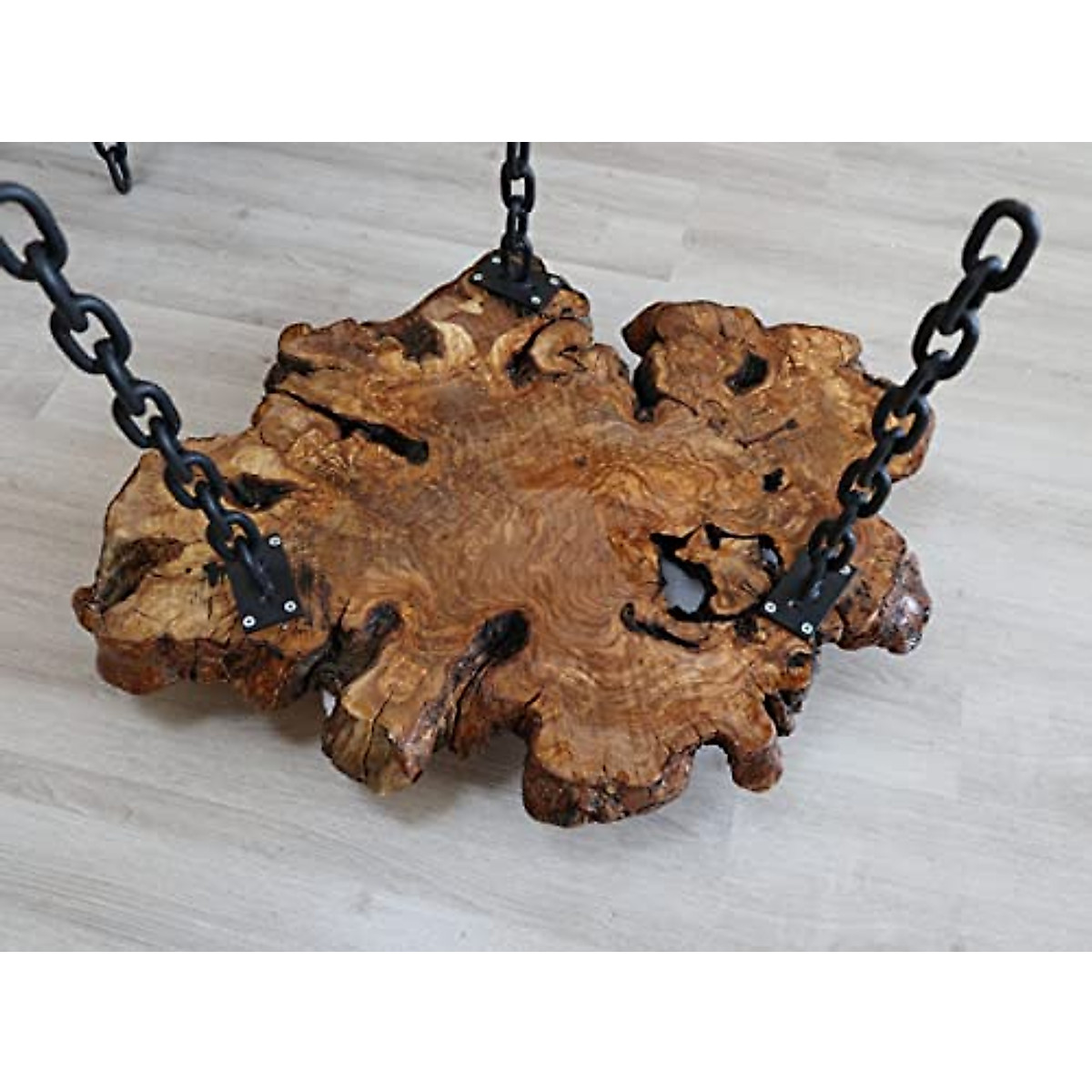Live Edge Olive Tree Root Amazing Naturally Form Wood Slab, Big Coffee Table 81 X 64 cm (Handmade)