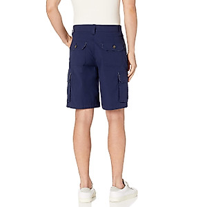 Amazon Essentials Men's 10” Lightweight Ripstop Stretch Cargo Short, Navy, 33
