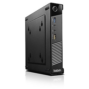 Lenovo ThinkCentre M73 Tiny Desktop (Intel i5-4590T Quad-Core 2GHZ, 8GB, 320GB, Wifi Windows 10 Professional Black (Renewed)