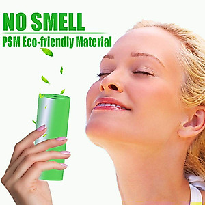 Trash Bags Biodegradable, Strong Rubbish Bags, Trash bags Recycling & Degradable Garbage Bags, Compostable Bags (Green, 13 Gallon)