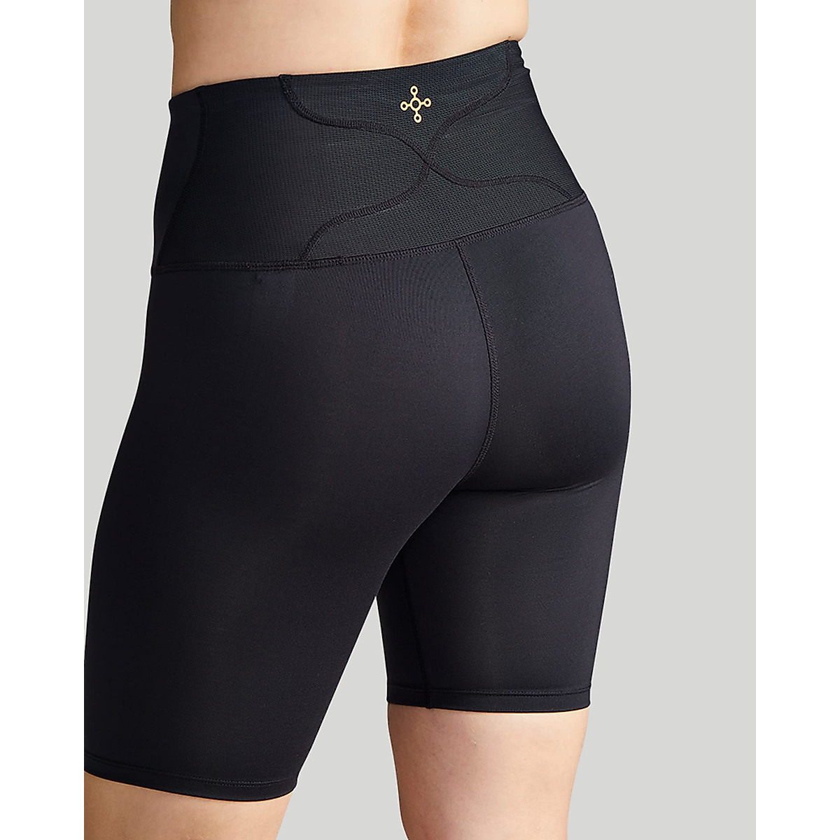 Tommie Copper Women’s Pro-Grade Lower Back Support Shorts I Breathable, Compression Support for Low Back Muscle Support - Black - X-Large