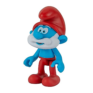 The Smurfs GARGAMEL VS Smurfs 6 Figure Multipack - Features 2-Inch Smurfette, Papa Smurf, Brainy Smurf, Baby Smurf, Azrael, 3-Inch Gargamel - Authentic Details