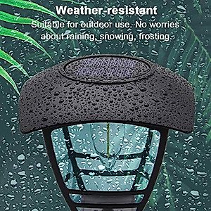 Maggift 4 Pack Vintage Solar Pathway Lights LED Bulbs Solar Powered Garden Walkway Lights for Outdoor Lawn, Patio, Yard, Walkway, Driveway , 15 Lumen