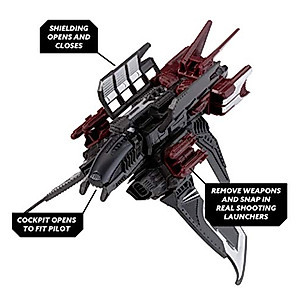 Snap Ships — Locust K.L.A.W. Stealth Craft — Construction Toy for Custom Building and Battle Play — Ages 8+