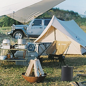 COOAK 3 Pack Hip Flasks for Liquor, Stainless Steel Leakproof Thin Flasks, 6 Oz, 8 Oz, 12 Oz with Funnel（Black）