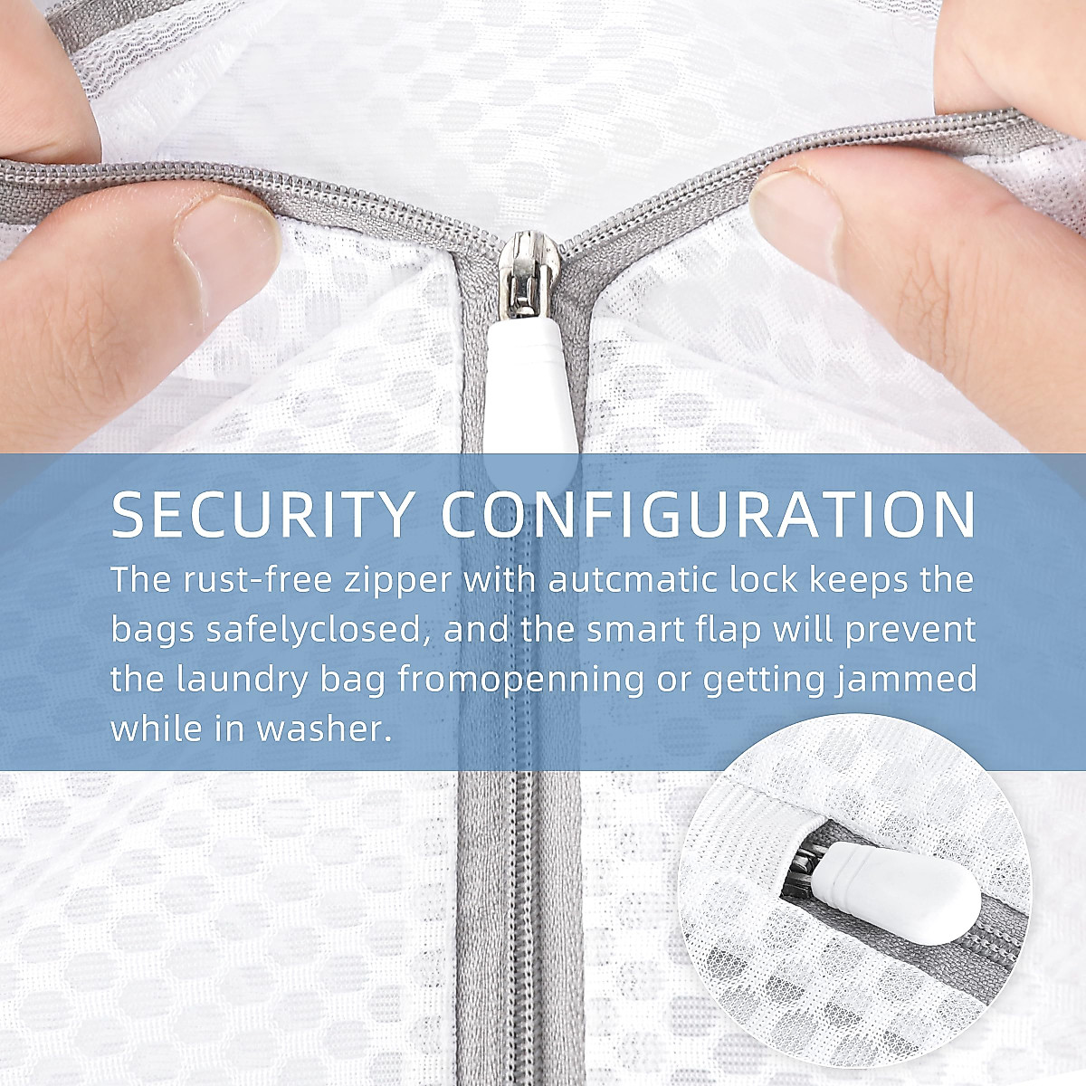 Laundry Bag 4 Pcs Mesh Laundry Bags 12 x 16 Inches Durable Zipper Mesh bag Mesh Wash Bags Lingerie Bags for Washing Delicates Laundry Bags for Traveling Delicates Bag for Washing Machine