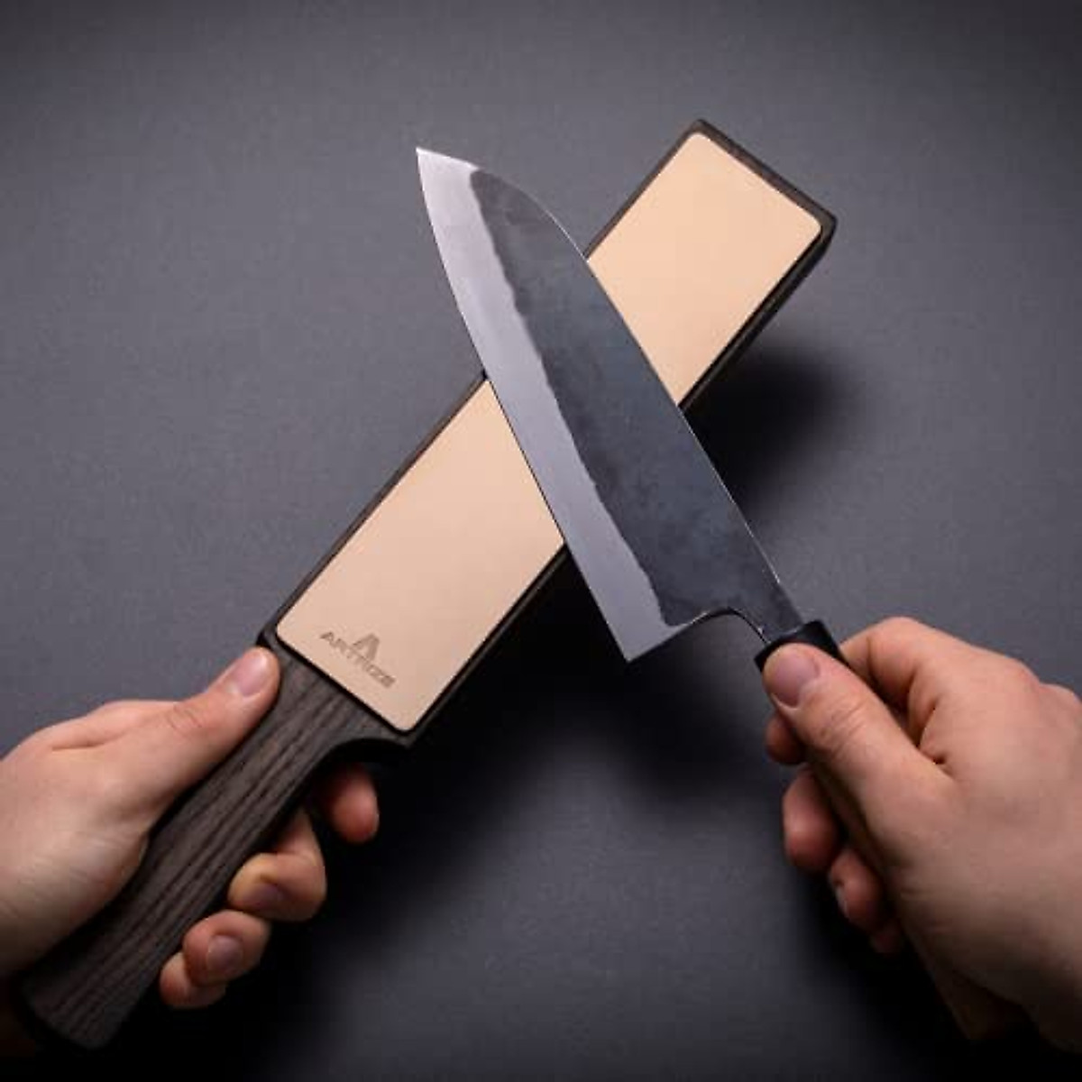 Artrize Paddle Strop 2 Sided - Italian Leather with compounds for Knife ...