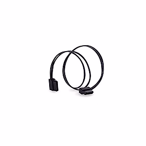 SilverStone Technology CP11B-300 300mm (11.8 in.) Ultra Thin 6Gb/s Lateral 90-Degree SATA Cable with Custom Low-Profile Connectors, SST-CP11B-300