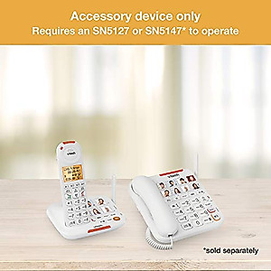 VTech SN7021 Cordless 2-Way Weather-Resistant audio Doorbell for SN5127 & SN5147 Senior Phone Systems