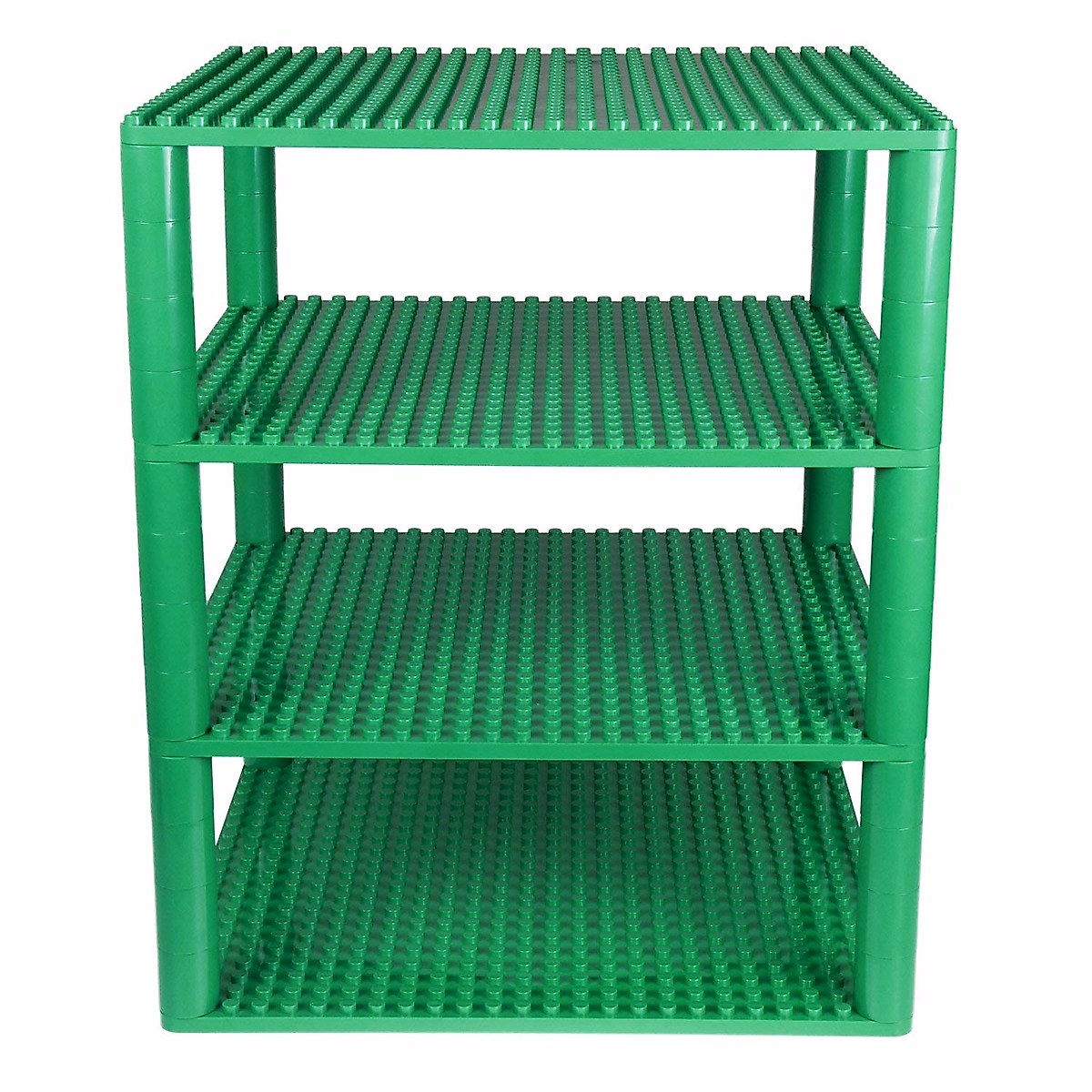 Strictly Briks Compatible with Lego Classic Big Briks Stackable Baseplates, Large Pegs for Ages 3 and Up, 100% Compatible with All Major Brands, Green, 1 Piece, 13.75" x 16.25" Inches