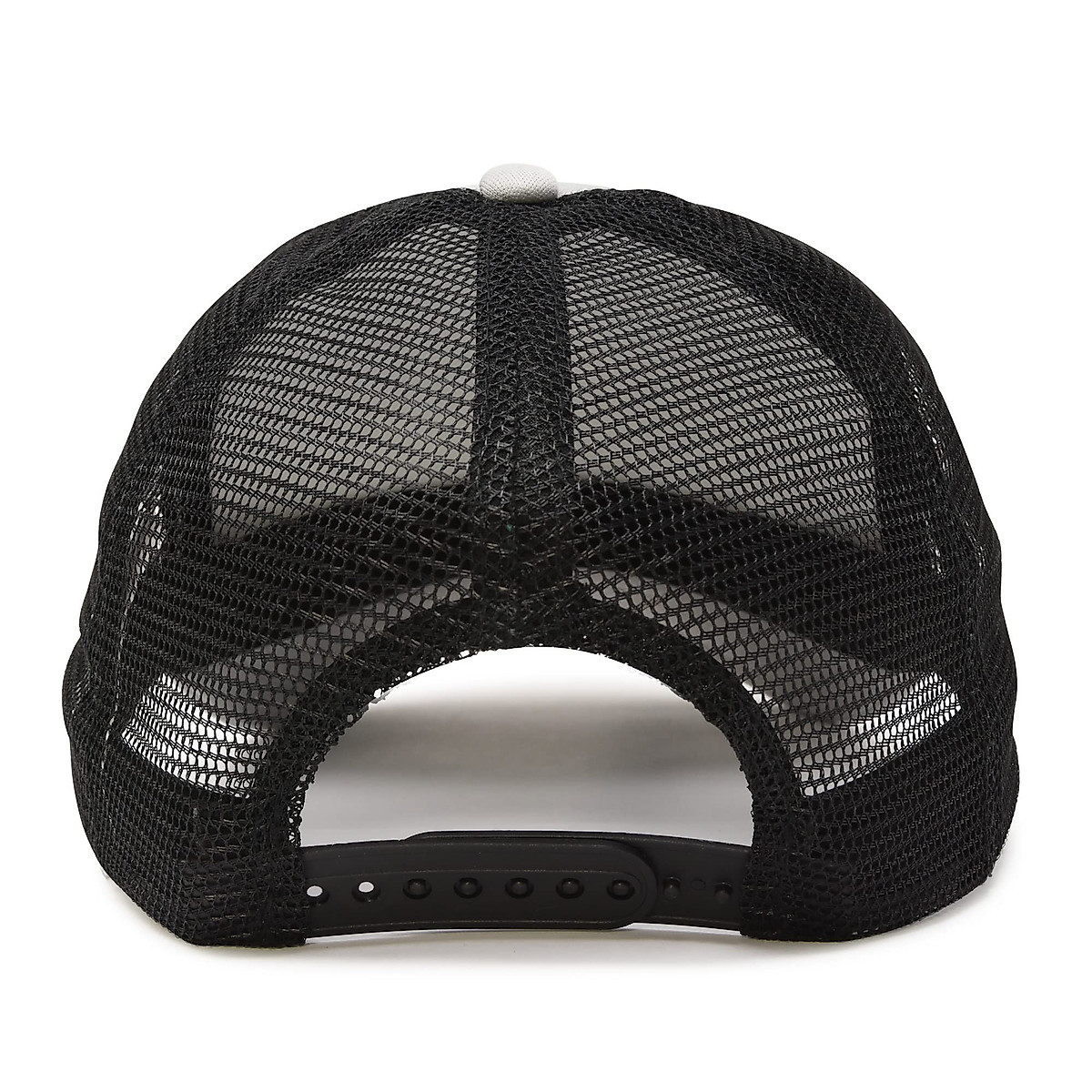 DALIX Embroidered Ghost Trucker Cap Hat Women Men in Gray Black