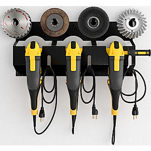 SOYEEZE Angle Grinder Holder, Angle Grinder Tool Stand for Milwaukee/Dewalt 1 Pack, Tool Storage Rack, Wall mount Bracket for Cutters Polishers, Garage and Workspace