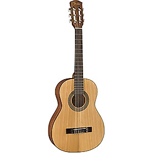 Fender Acoustic Classical Guitar, with 2-Year Warranty, Small Beginner Guitar (3/4 Size) with Nylon Strings (Easier on Fingers), Includes Guitar Bag