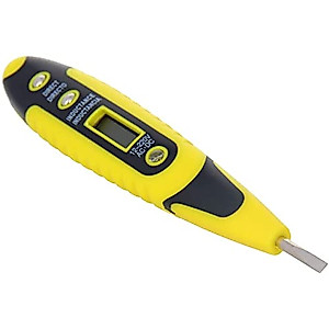 Heyiarbeit Non-Contact Voltage Tester Pen AC 12-250V Voltage Detector Pen LCD Circuit Tester Detector Circuit Test Pen Circuit Tester Tool