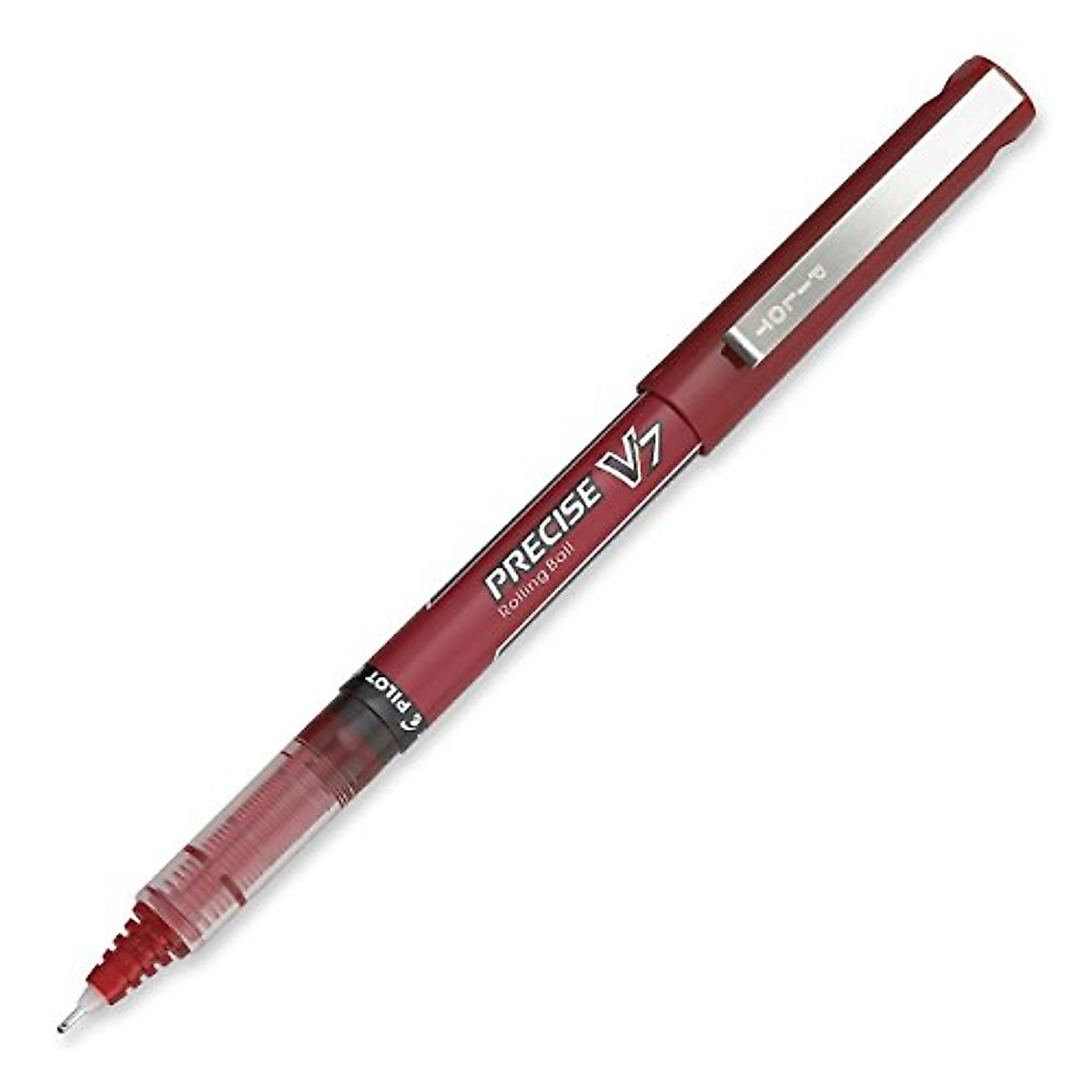 Pilot Precise V7 Stick Rolling Ball Pens, Fine Point, Red Ink, 6 Pens.