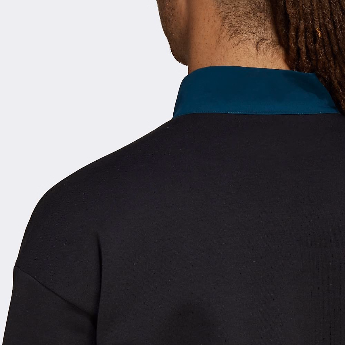 ADIDAS MEN’S TERREX HIKE HALF-ZIP POCKET MIDLAYER SWEATSHIRT, Black/Utility Green, 2XL