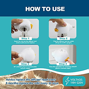 TachengMc Cat Calming Diffuser, Cat Pheromones Calming Diffuser with 2 Diffuser + 4 Refill 48ml, 6-in-1 Cat Anxiety Relief Cat Pheromone Diffuser Kit 120 Days, Pheromone Diffuser to Calm Cats