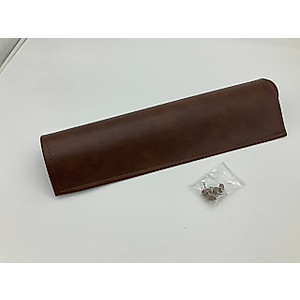 Headrest cover Premium Vinyl furniture slipcover furniture protector Tear resistant fade resistant sofas loveseats theater chairs office chairs recliners RV's (Chocolate Brown)