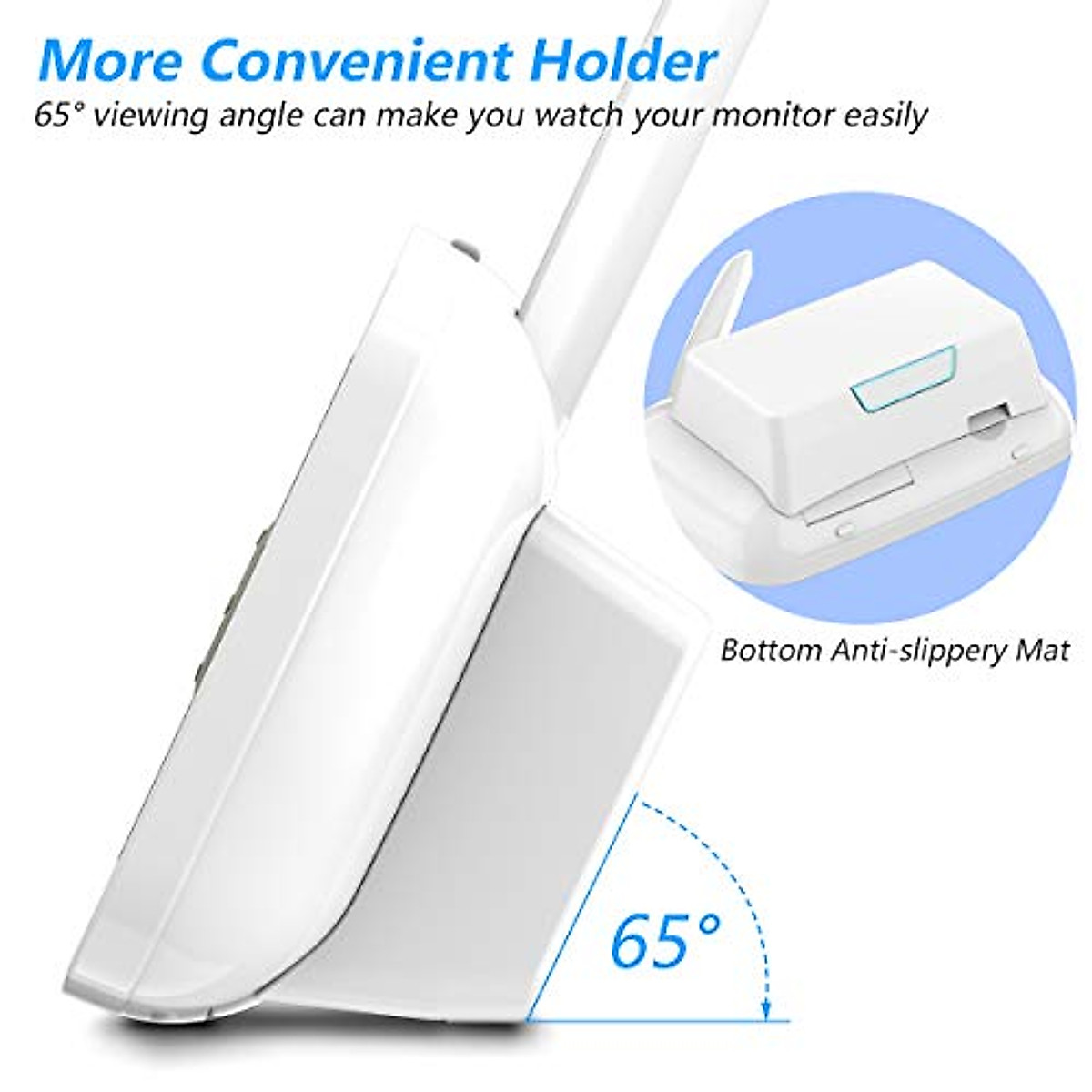 5000mAh Replacement Battery Mount Holder for Infant Optics DXR-8 Monitor