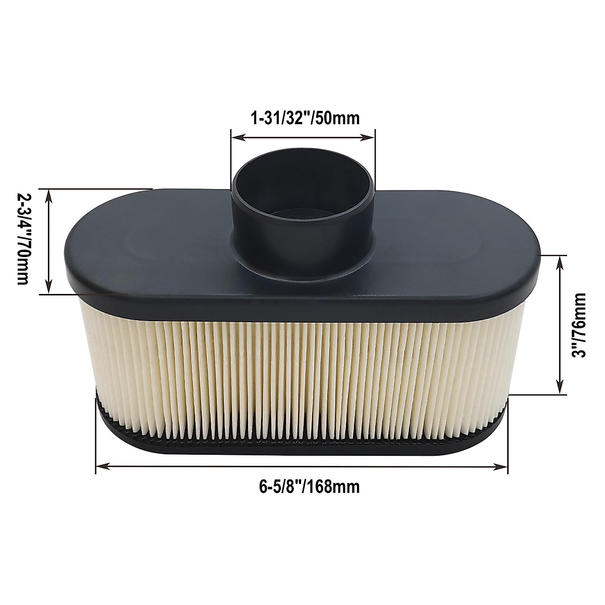 FR651V Air Filter for Kawasaki FR691V FR730V FS481V FS541V FS600V FS651V FS691V FS730V Engine Lawn Mower tractor, with Pre Filter Fuel filter tune up kit, Replace 11013-0752