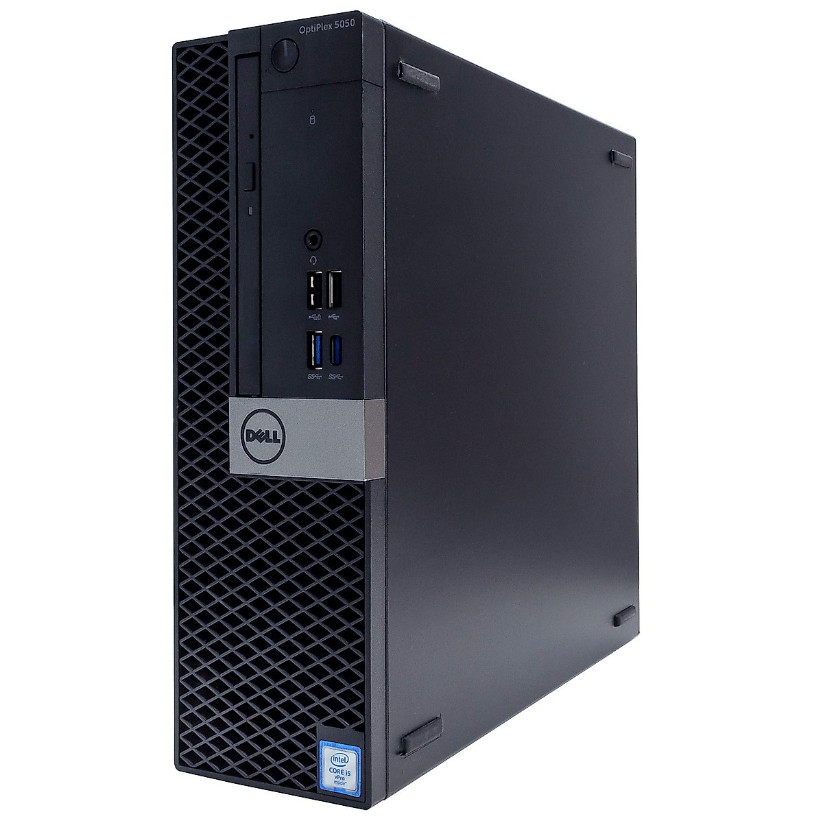 Dell 5050 Desktop Computer, Intel Core i5 Quad Core, 16GB RAM, 500GB Solid State Drive, DVD, Wi-Fi, Windows 10 Pro, Wireless Keyboard, 1080p Webcam, New 23.6-inch Monitor (Renewed)