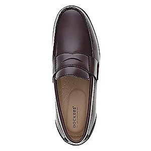 Dockers Mens Colleague Dress Penny Loafer Shoe, Cordovan, 10.5 M