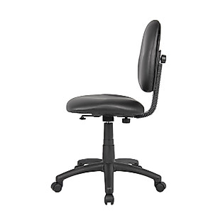 Boss Office Products Dimond Task Chair without Arms in Black
