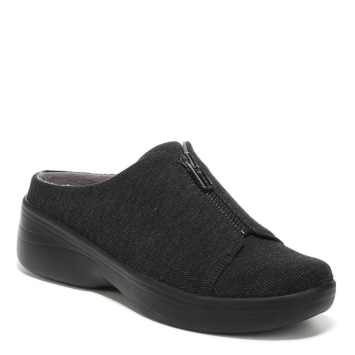 BZees Womens Easy Going Mule Black 10 M