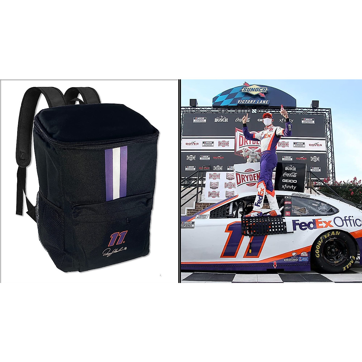 FOCO Cooler Backpack - Portable Soft Insulated Bag Holds 36 Cans - Show Your Team Spirit with Officially Licensed Fan Gear