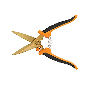 Fiskars Titanium Nitride No. 8 Shop Snip (12-79266984), 12 Meters, Orange