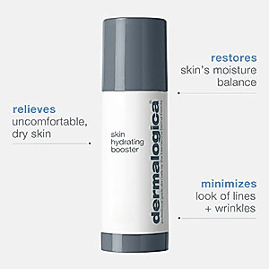 Dermalogica Skin Hydrating Booster Face Oil with Hyaluronic Acid - Relieves Dry Skin and Hydrates to Smooth Fine Lines - For All Skin Types, 1 Fl Oz
