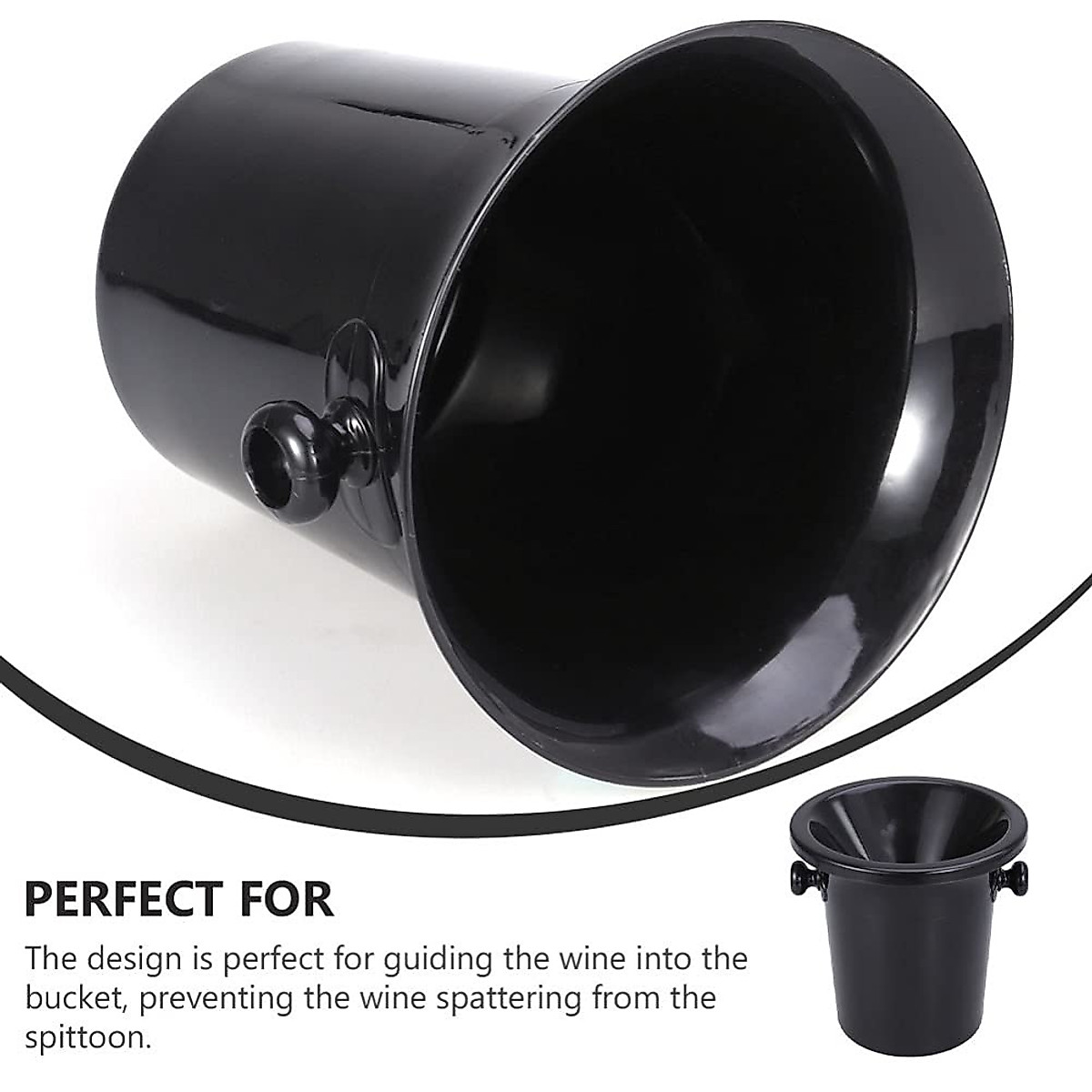 DOITOOL 4Pcs Wine Tasting Spittoons Wine Tasting Dump Bucket Spittoon Champagne Bucket Spit Wine Barrels Cold Wine Barrels Ice Bucket